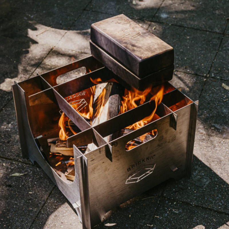 Bricknic Fire Base – De perfecte vuurkorf voor Bricknic kookstenen ...